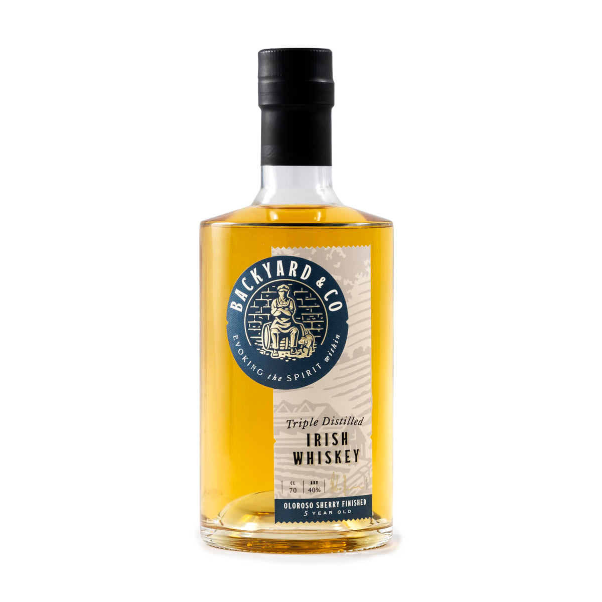 OLOROSO SHERRY FINISHED BACKYARD WHISKEY 70CL – R&R Distillery Ireland